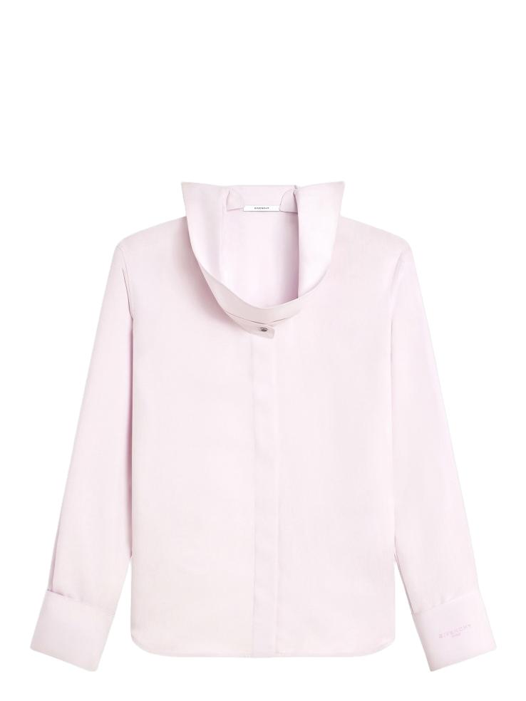 GIVENCHY shirt in silk with deconstructed collar